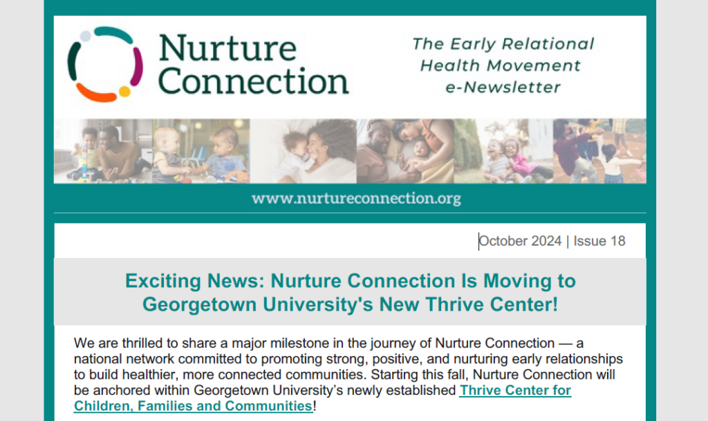 Resources | Nurture Connection | Early Relational Health